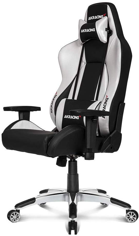AKRacing Masters Series Premium Gaming Chair with High Backrest, Recliner, Swivel, Tilt, 4D ...