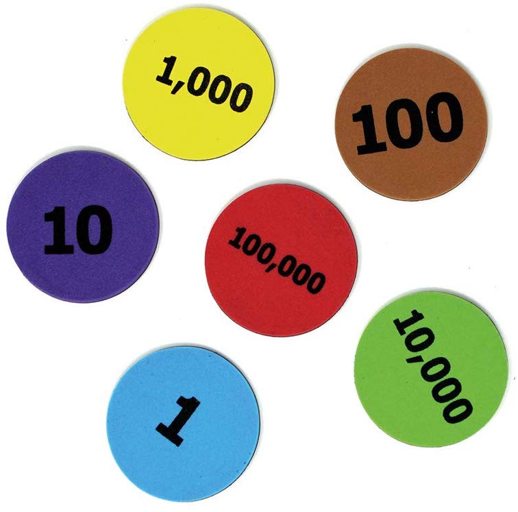 Learning Resources LSP5220-UK Giant Magnetic Place Value Demonstration ...