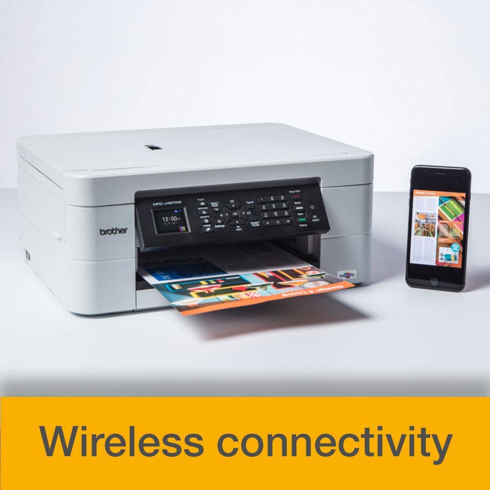 Brother MFC-J497DW Colour Inkjet Printer – All-in-One, Wireless/USB 2.0 ...