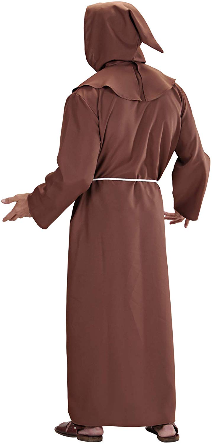 Mens Deluxe Monk Costume Extra Large UK 46″ for Friar Jedi Fancy Dress ...