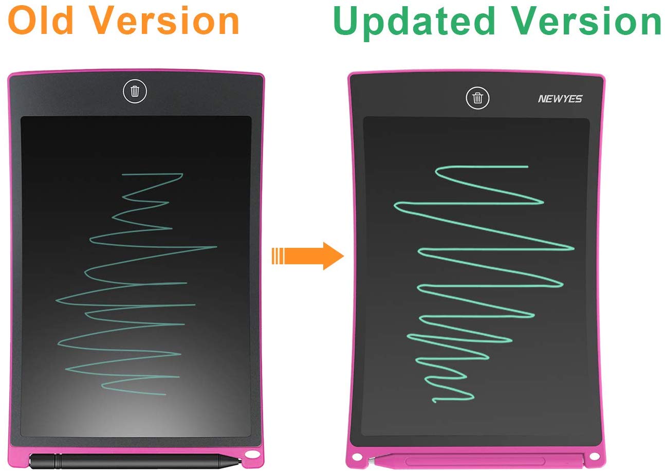NEWYES LCD Drawing Board, 8.5 Inch Doodle Board Colored Scribble ...