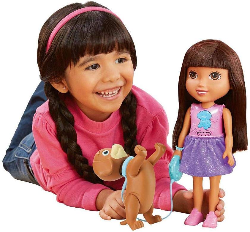 Dora The Explorer Train & Play Dora And Perrito – BigaMart