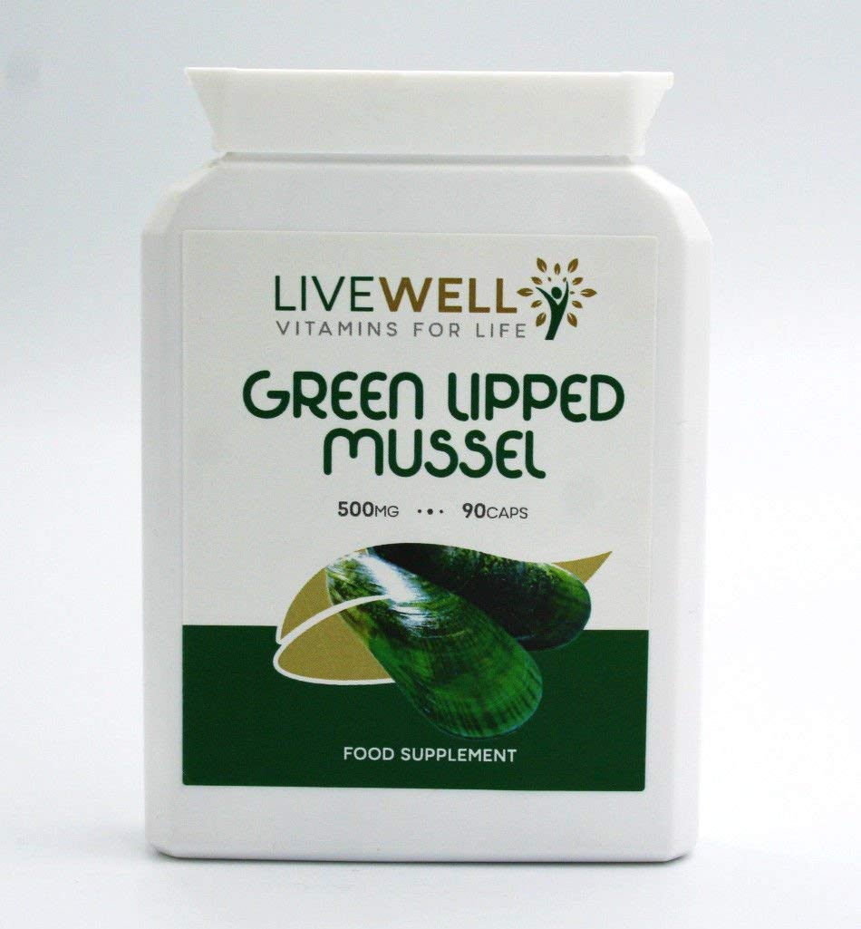LiveWell Green Lipped Mussel 500MG 90 Capsules – Joint Health For Dogs ...