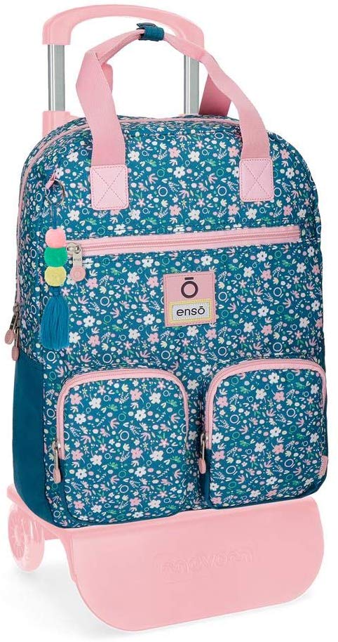 Enso Blue Garden Backpack with Trolley Multicoloured 30x40x13 cms ...