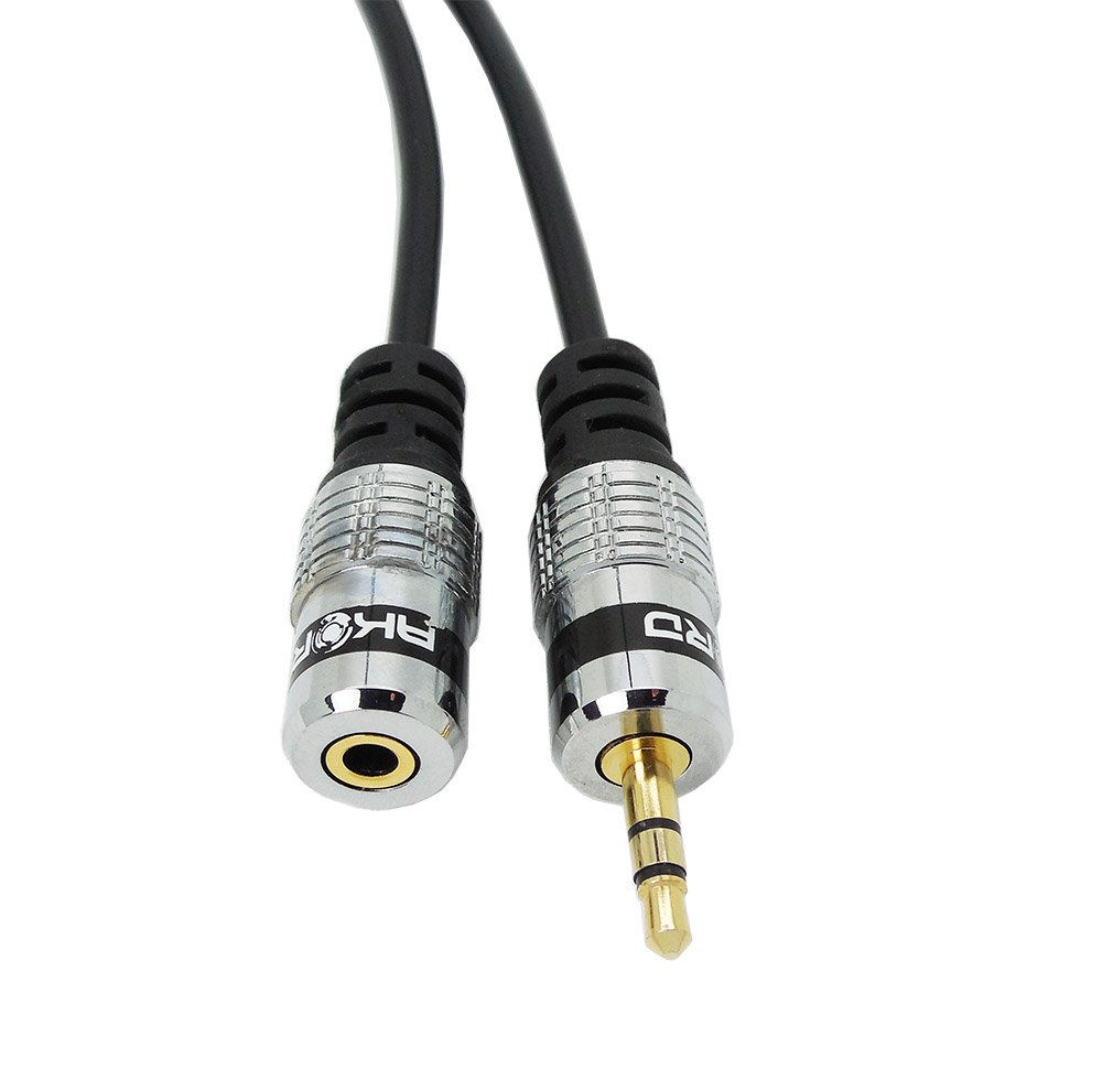 AKORD 3.5mm Jack Plug to 3.5mm Jack Socket Gold-Plated Connectors ...