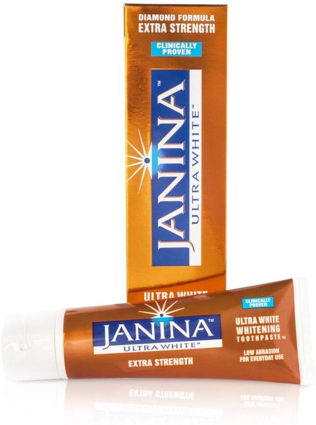 Janina Ultra White Extra Strength Whitening Toothpaste, 75 ml – BigaMart