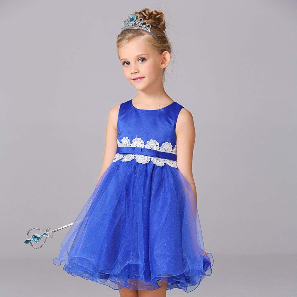 Vicloon Princess Elsa Accessories Set – Tiara Crown and Magic Wand ...
