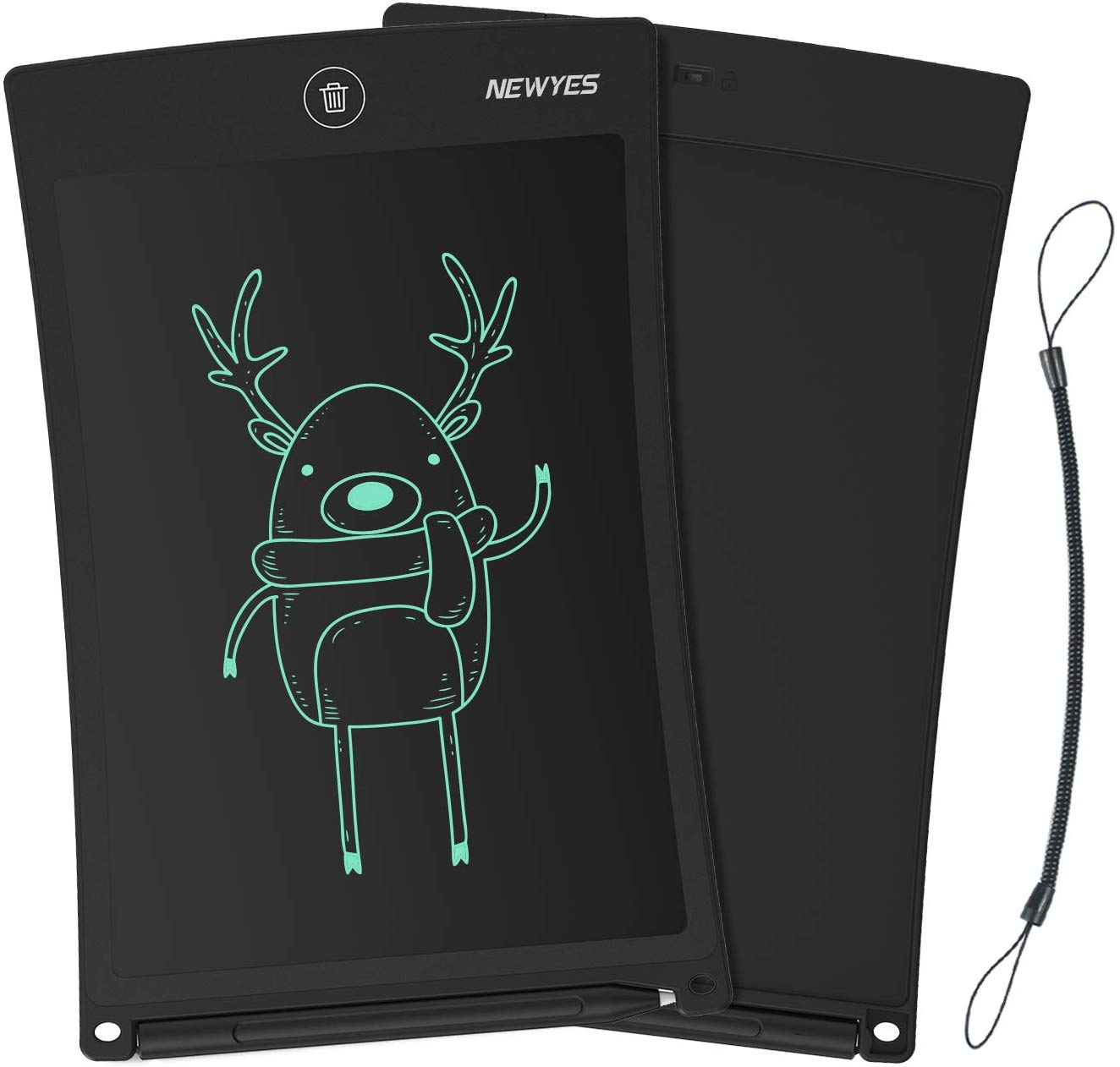 NEWYES LCD Drawing Board, 8.5 Inch Doodle Board Colored Scribble ...
