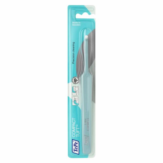TEPE Compact Single Tuft brush for precision cleaning of difficult ...
