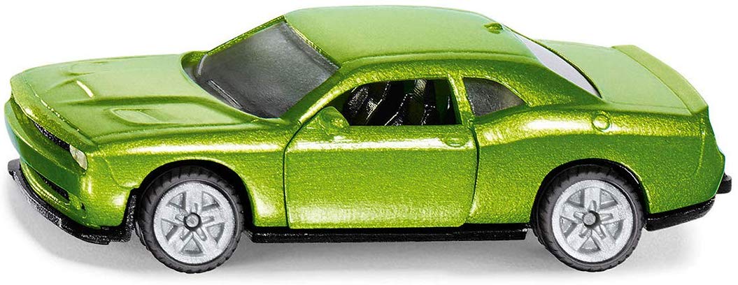 siku Blister 1408 Dodge Challenger SRT Hellcat Metal Plastic Green Open ...
