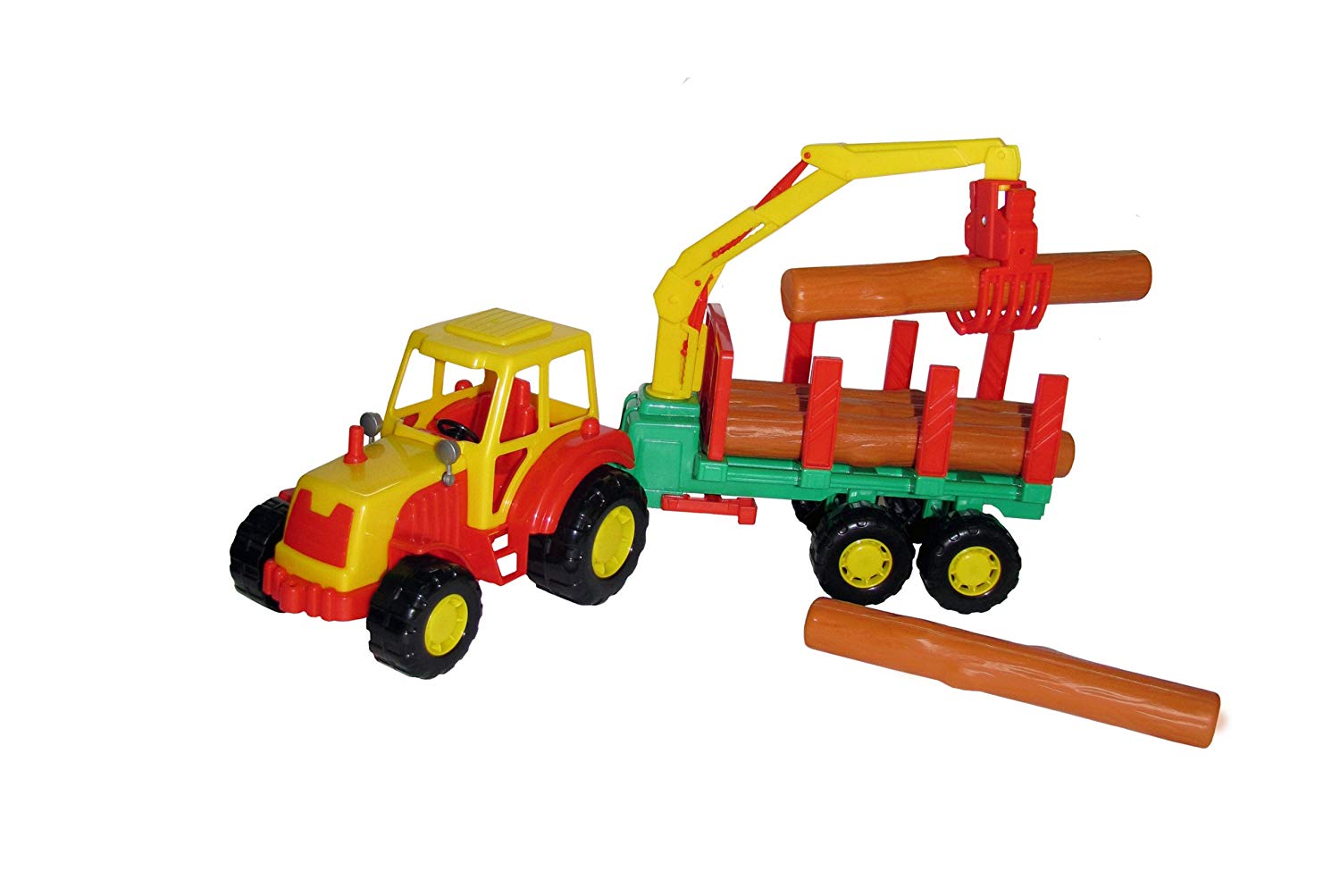 Polesie 35295 Master, Tractor with Timber Trailer-Toy Vehicles, Multi ...