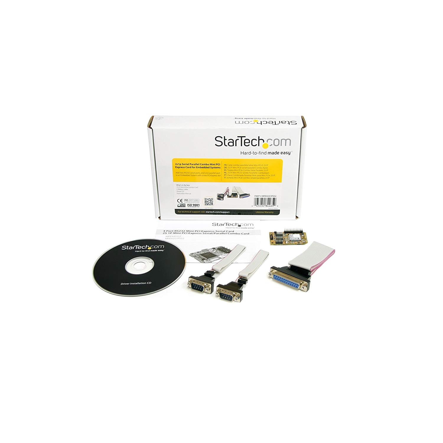 Startech 2S1P Serial Parallel Combo Mini PCI Express Card for Embedded Systems – BigaMart
