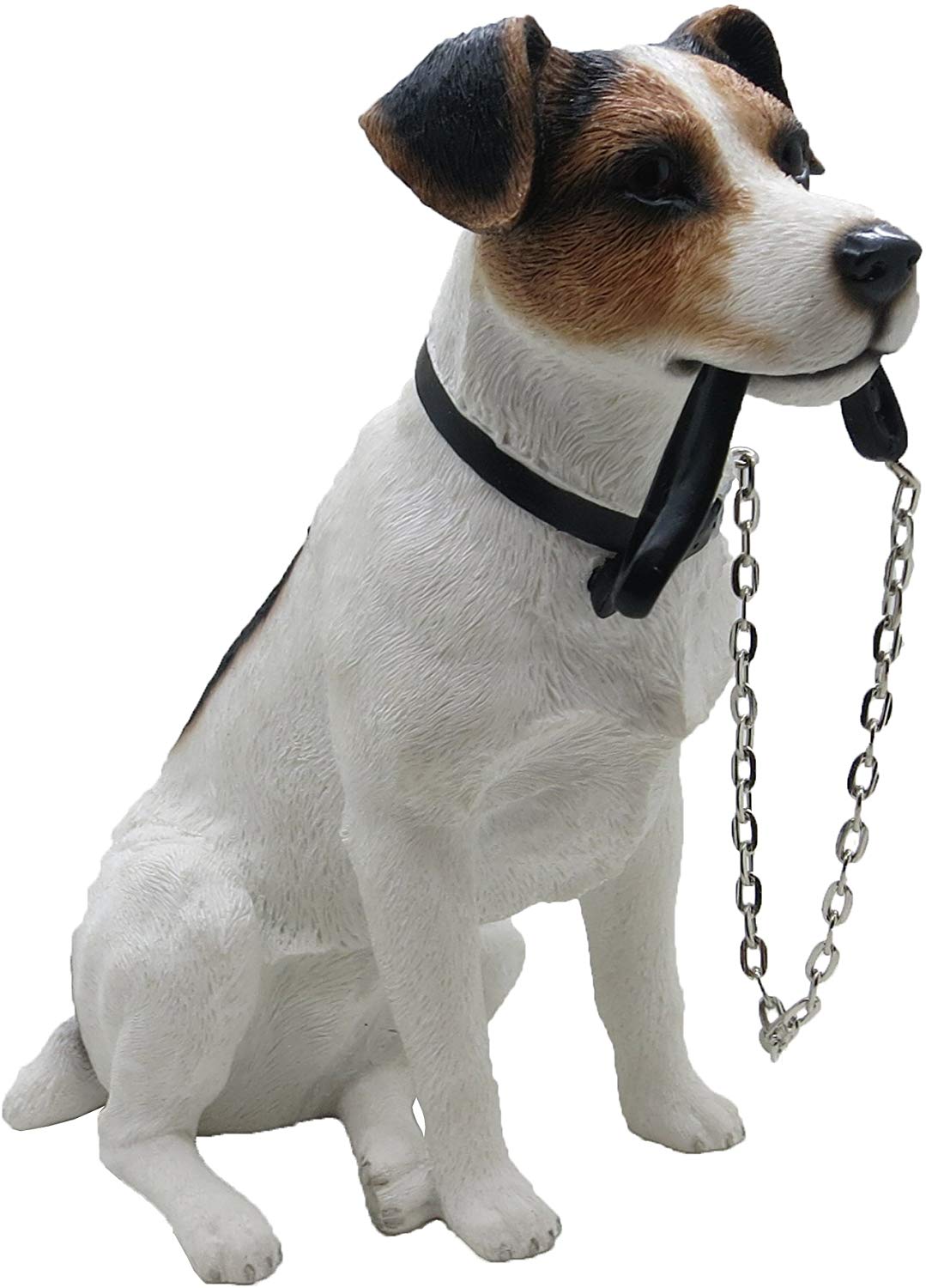 Lesser & Pavey Sitting Walkies Jack Russell, White, H17cm – BigaMart
