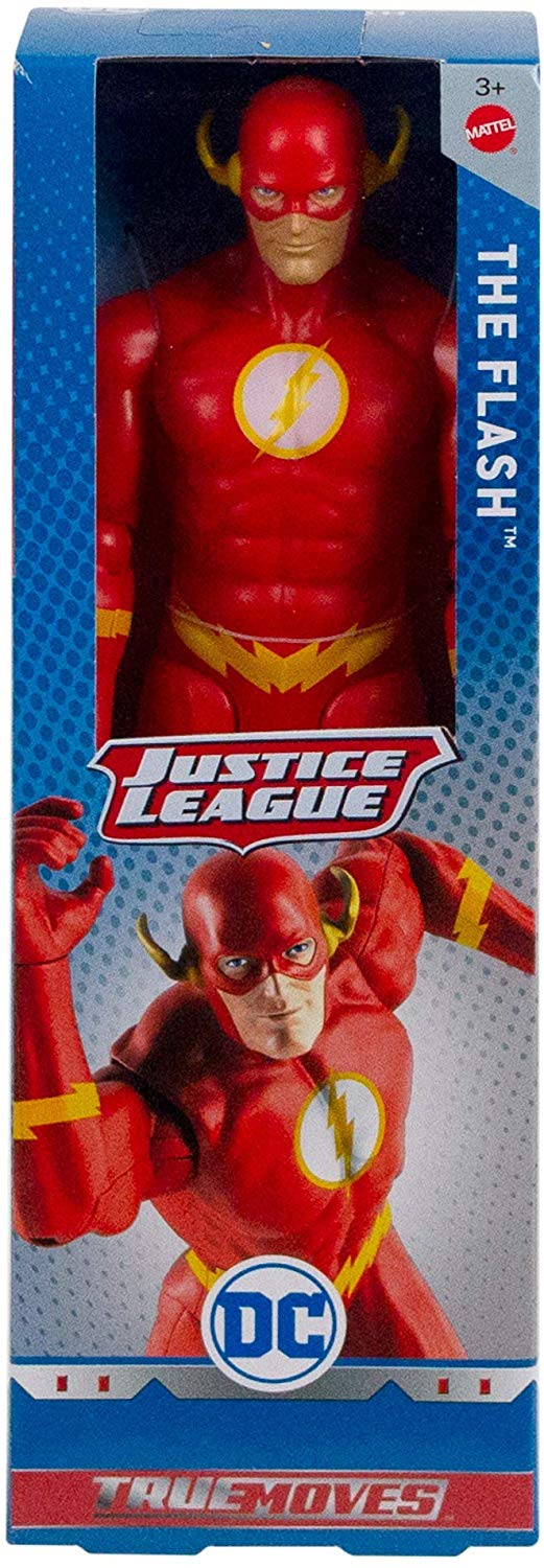 Justice League True-Moves The Flash Action Figure 12-Inch Scale with 11 ...