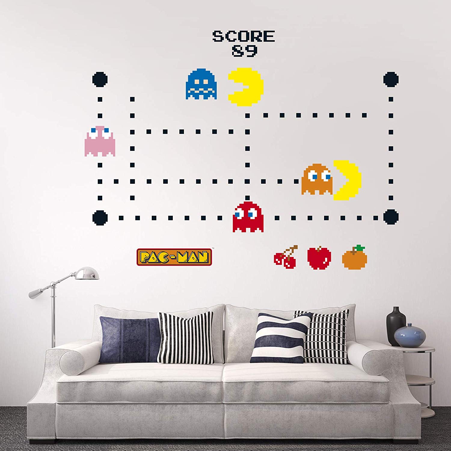 ABYstyle – PAC-MAN – Stickers – 50x70cm – Characters and Labyrinth ...