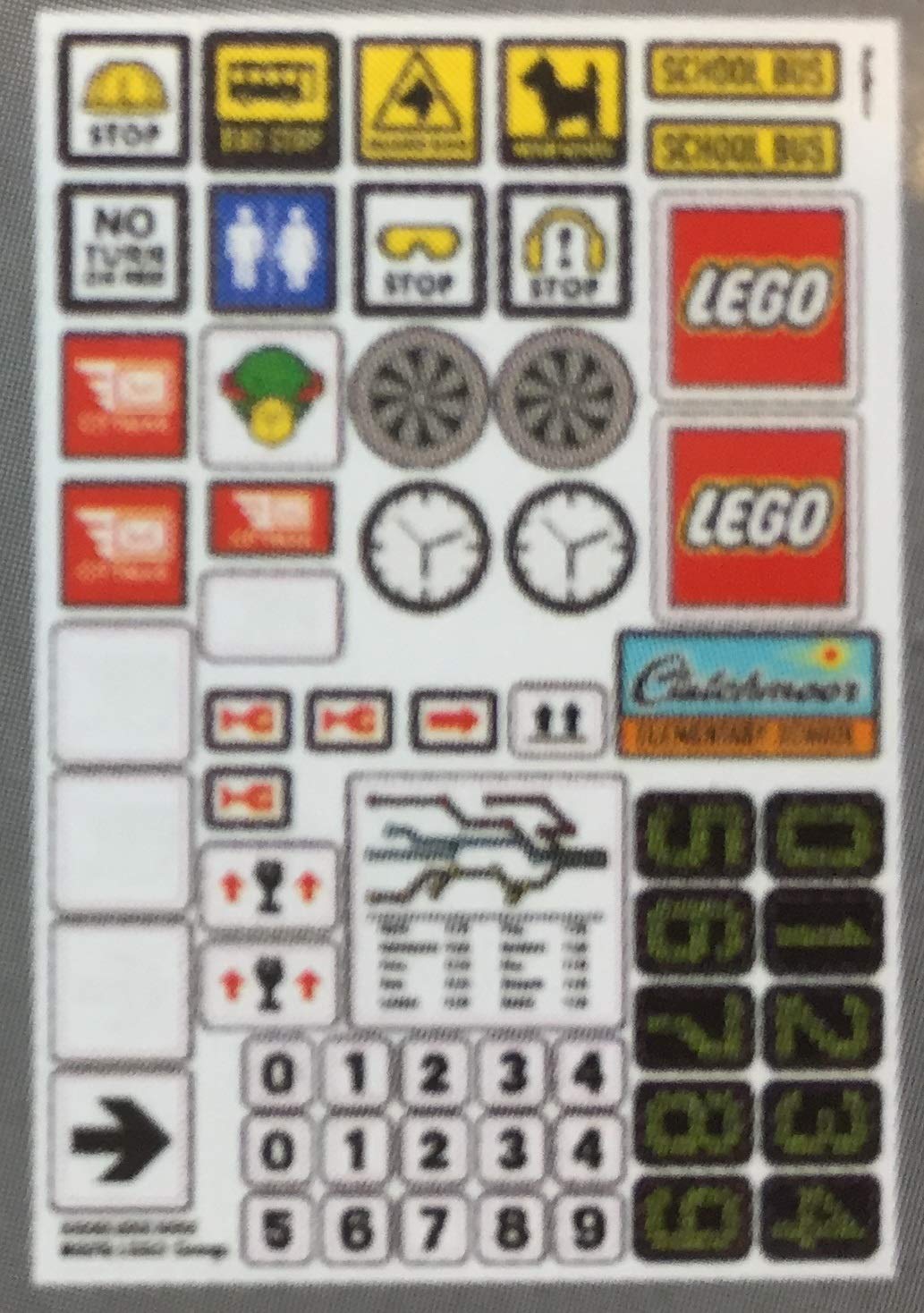 LEGO® xtra Brick Stickers – Add realistic sticker detailing to your ...