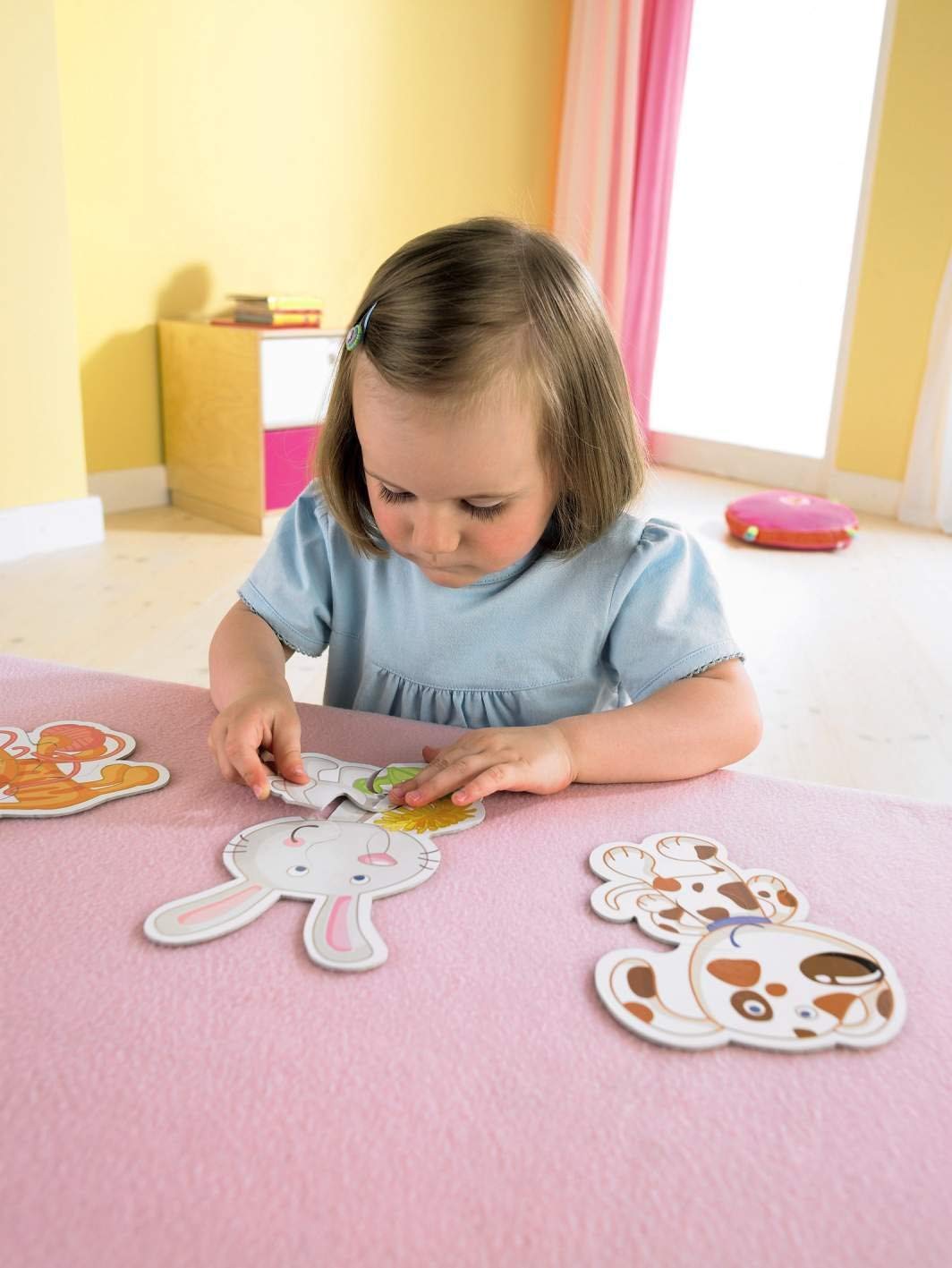 HABA 3902 6 Little Hand Puzzles – Animals, Multi-Coloured – BigaMart