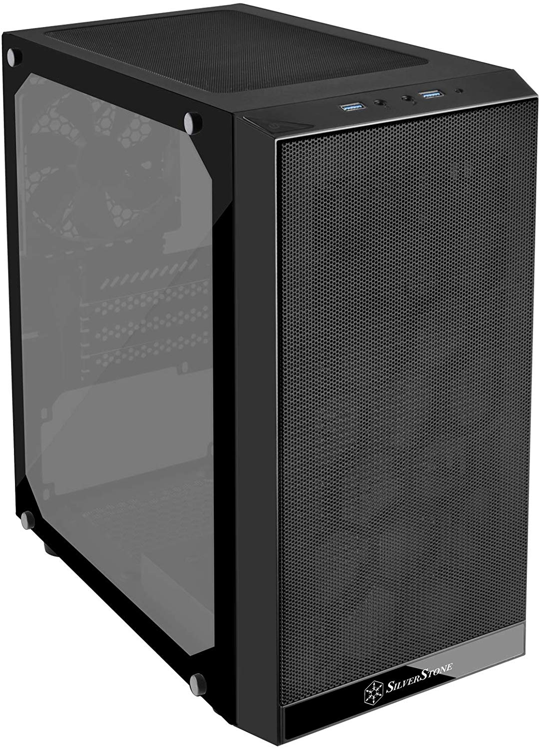 SilverStone SST-PS15B-G – Precision Mini Tower Micro ATX Computer Case ...
