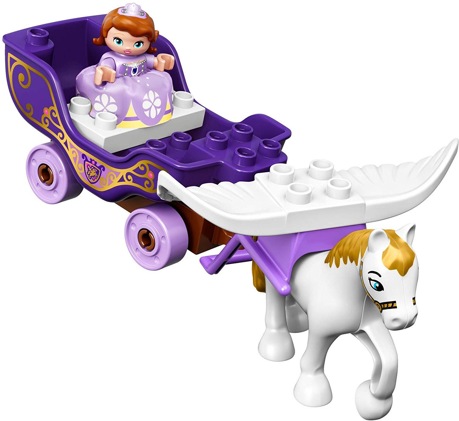 LEGO 10822 DUPLO Sofia the First Magical Carriage Construction Set ...