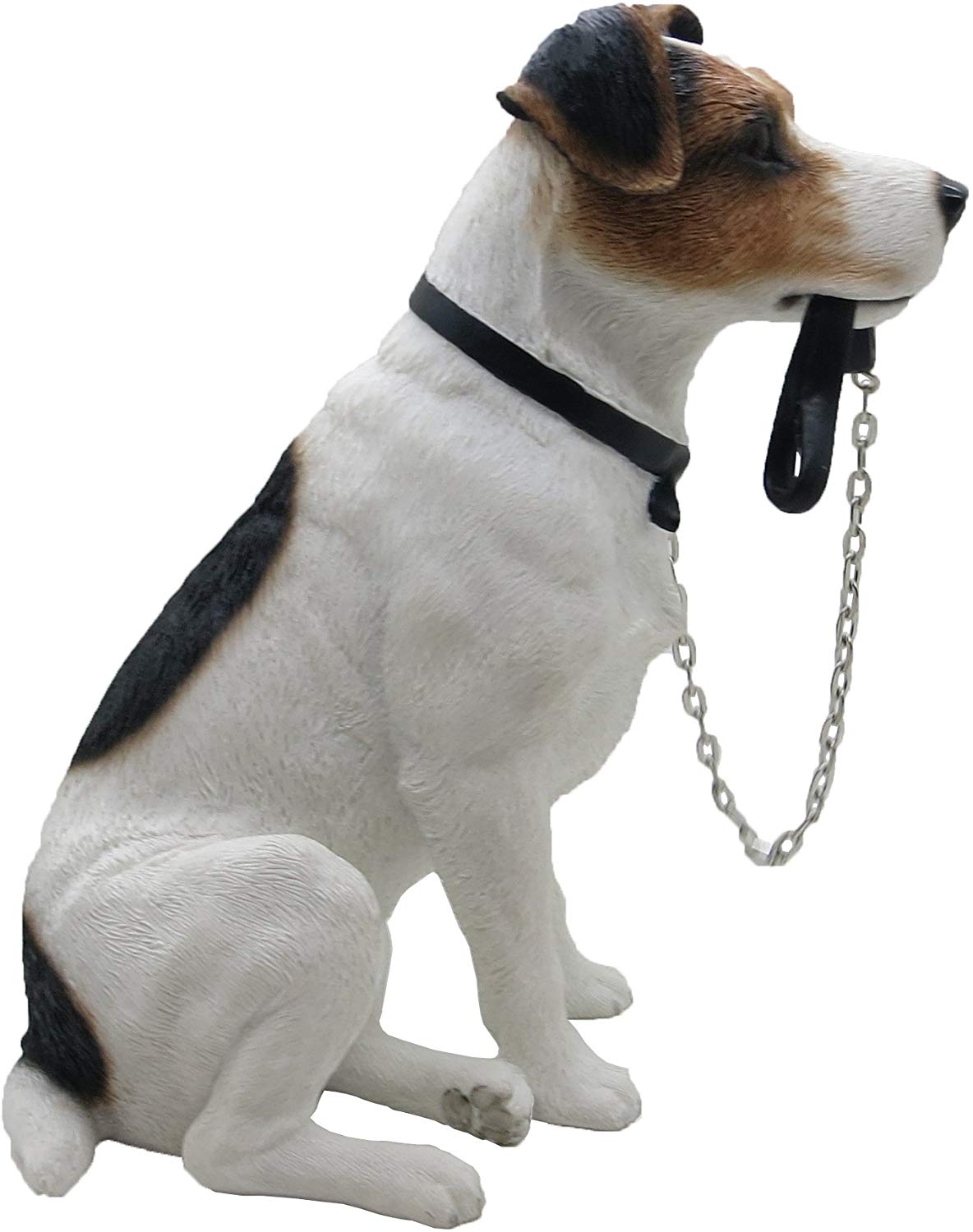 Lesser & Pavey Sitting Walkies Jack Russell, White, H17cm – BigaMart