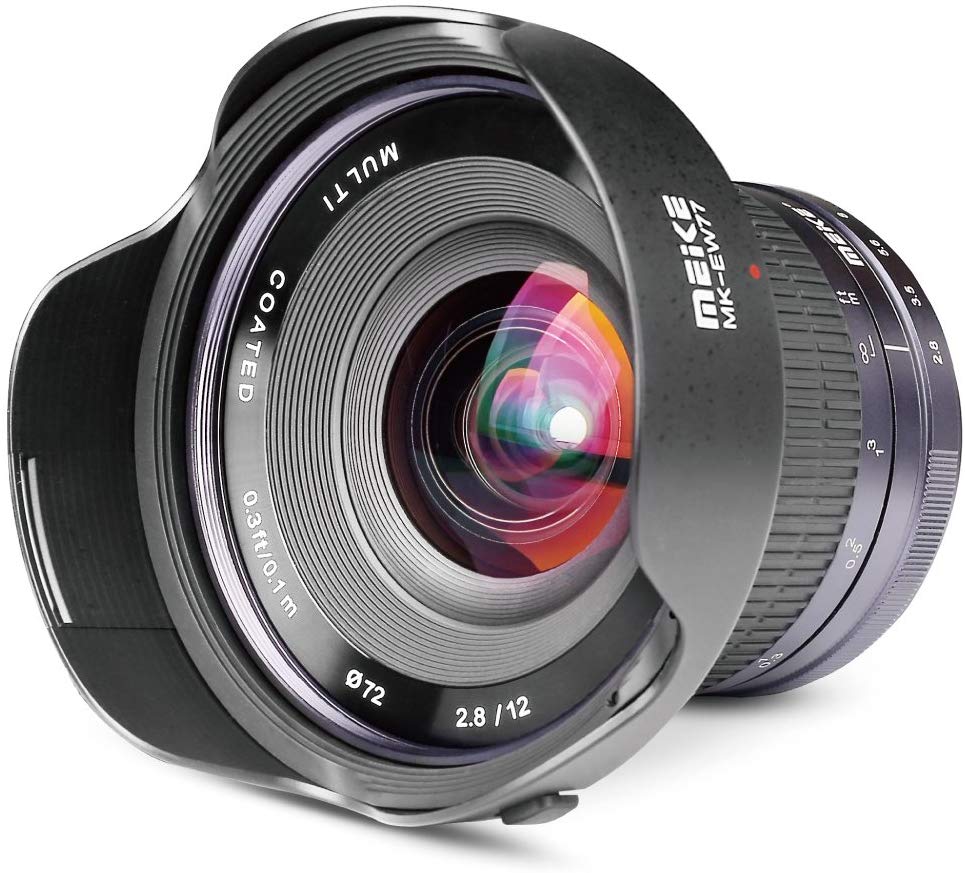Meike Optics MK 12 mm f2.8 Ultra Wide Angle Lens for Sony E-Mount ...