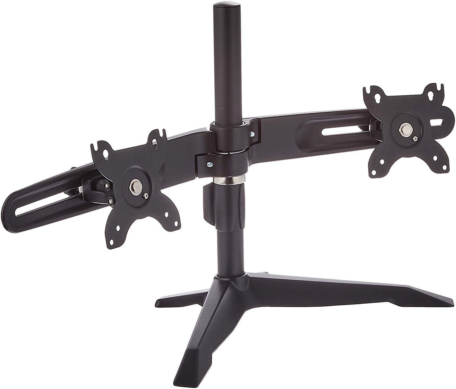 SilverStone SST-ARM23BS – Twin Double ARM LCD LED Monitor Bracket Desk ...