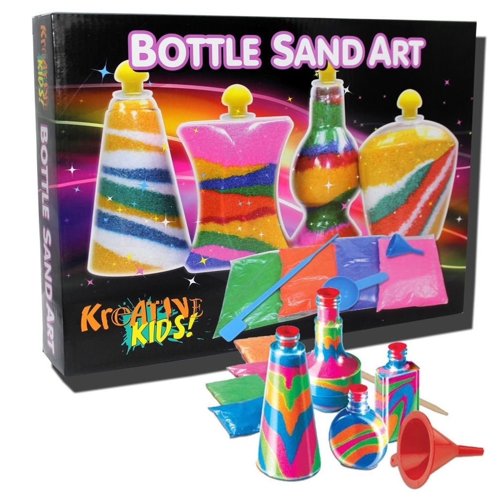 KandyToys Kreative Kids Bottle Sand Art Children’s Craft Activity Set ...