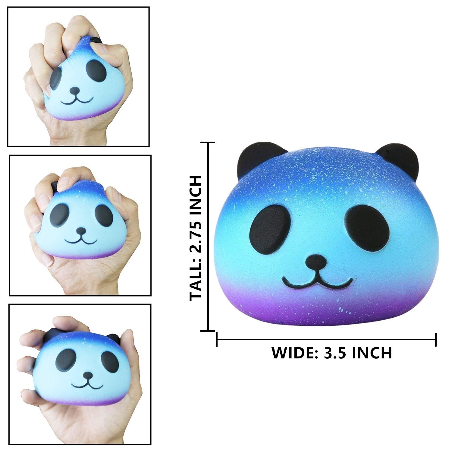 Yetech Jumbo Squishies Slow Rising Squishy Toys Galaxy Starry Packs ...