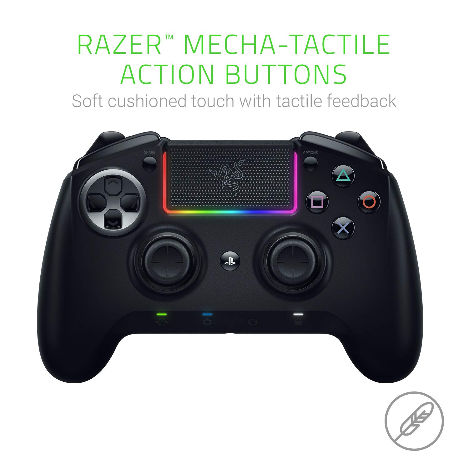 Razer Raiju Ultimate 2019, Wireless and Wired Gaming Controller with ...