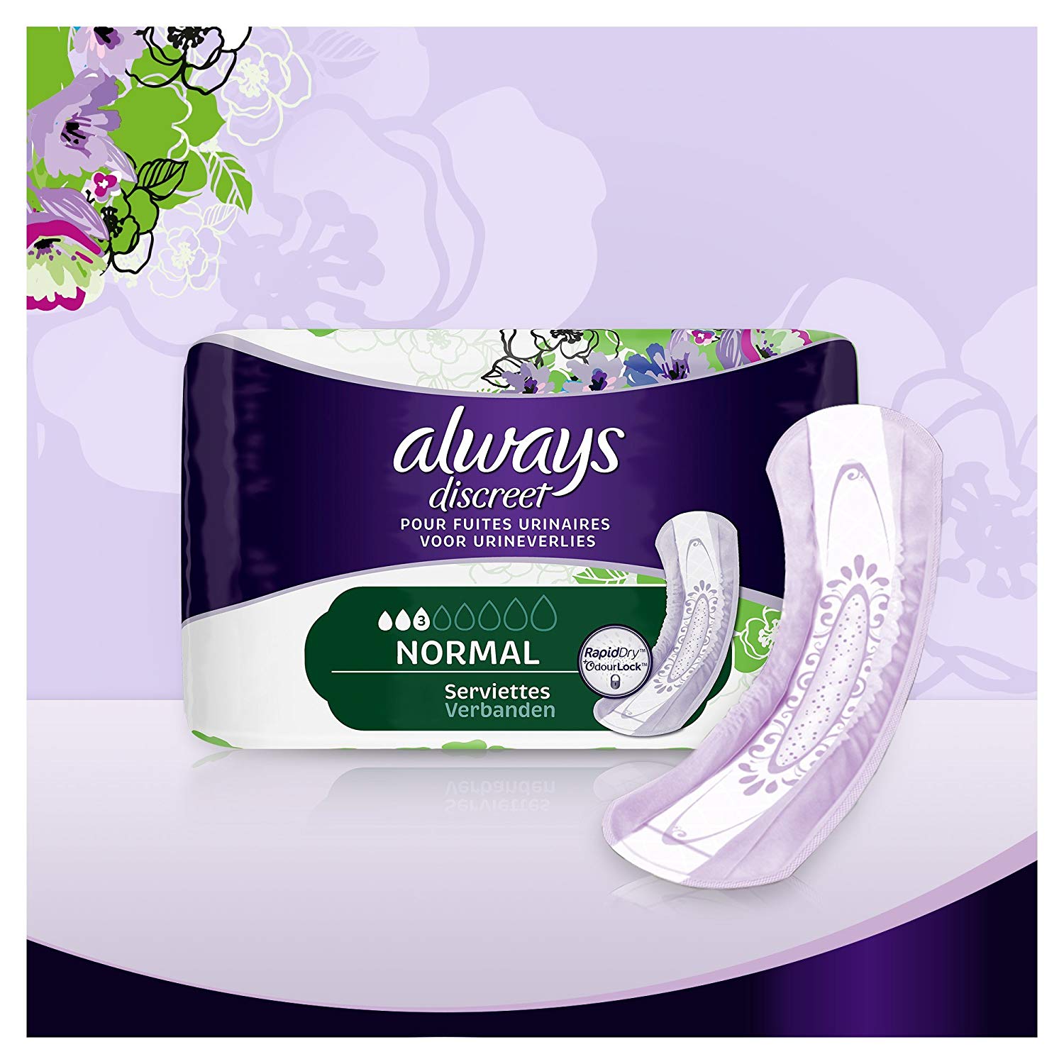 Always Discreet Normal Pads for Incontinence and Bladder Control – BigaMart