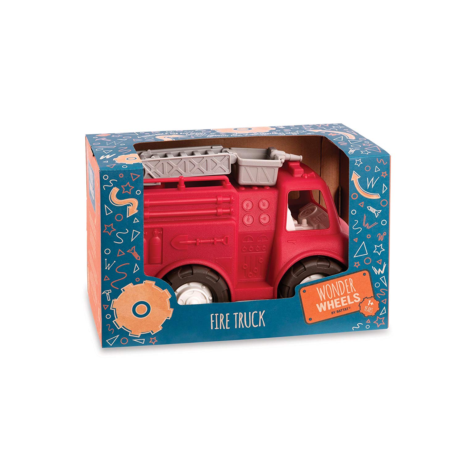 Wonder Wheels by Battat VE1067Z Fire Truck, Colourful – BigaMart