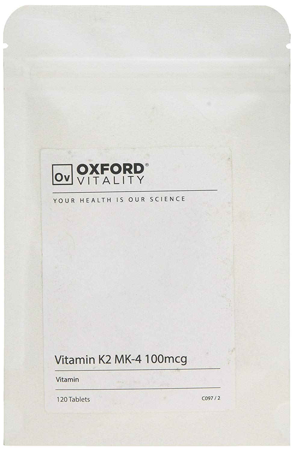 Vitamin K2 MK-4 Tablets | 100mcg Supplement for Blood & Bone Health ...