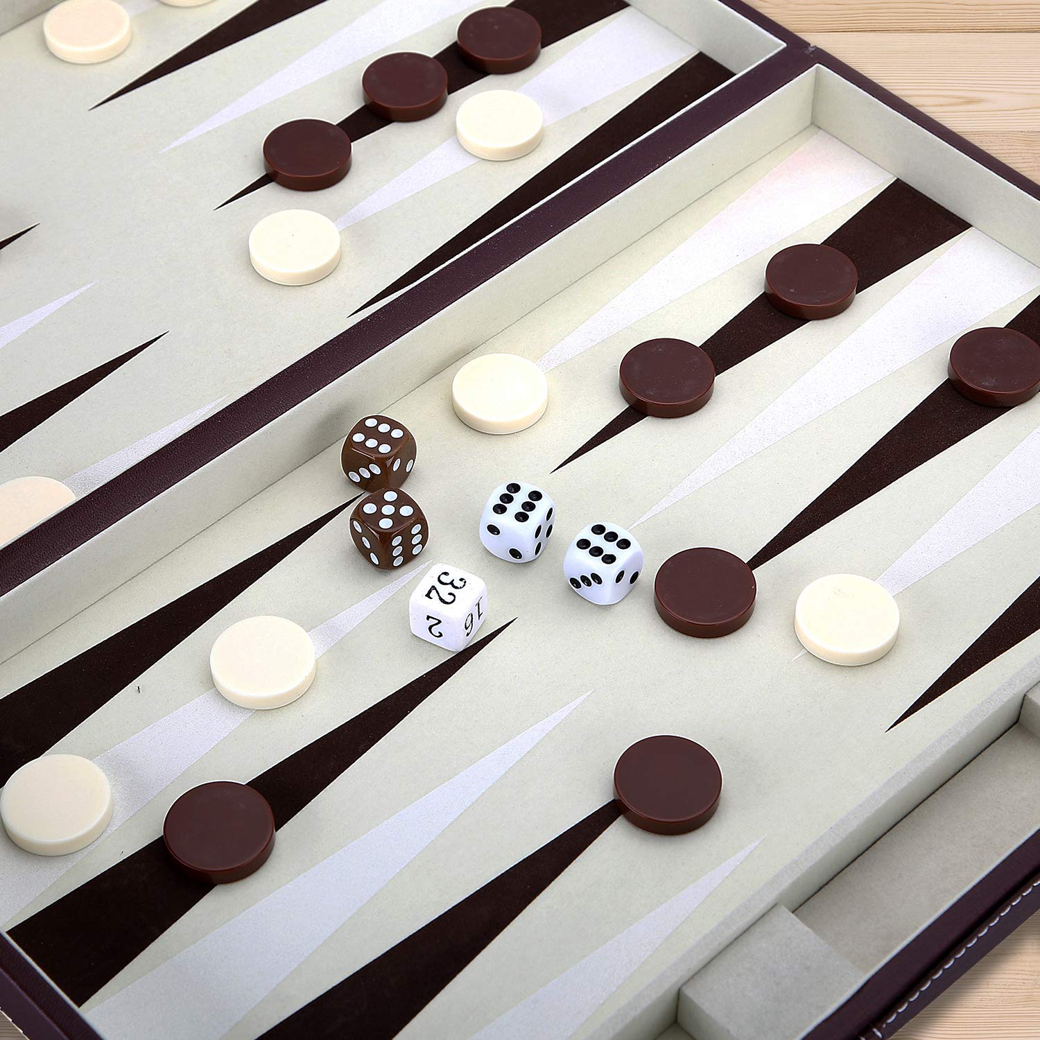 Jaques of London Backgammon Set – 15 Inch Backgammon Sets Finest Games ...
