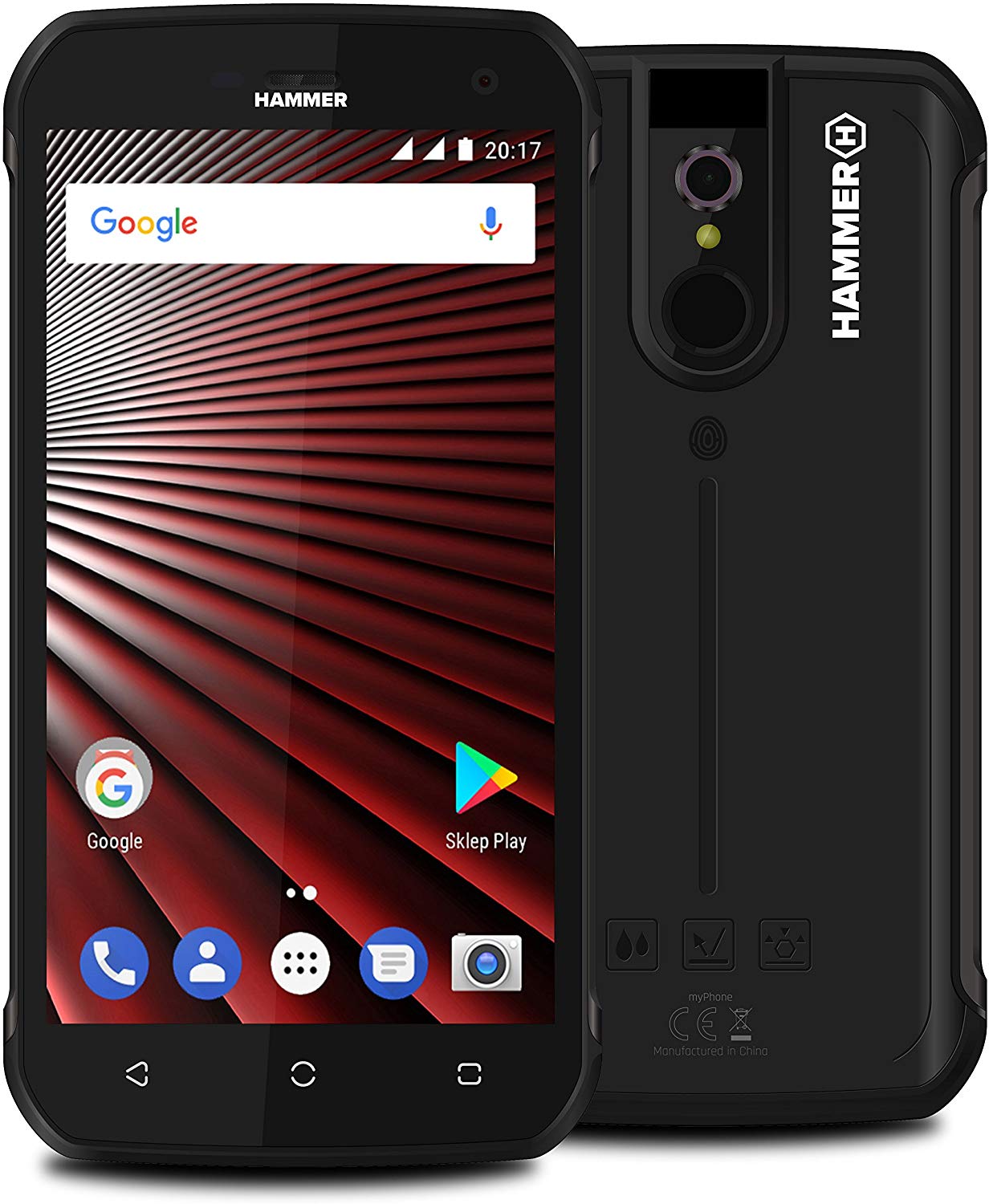 Hammer Blade 32GB Dual Sim 5.2″ Tough Rugged Waterproof IP68 Sim Free ...