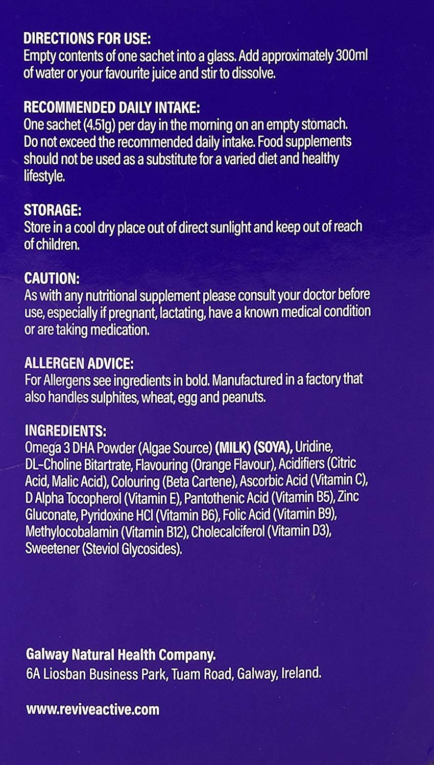 Mastermind by Revive Active 30 day sachet box – BigaMart