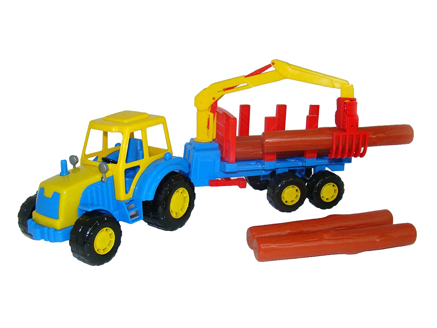 Polesie 35295 Master, Tractor with Timber Trailer-Toy Vehicles, Multi ...