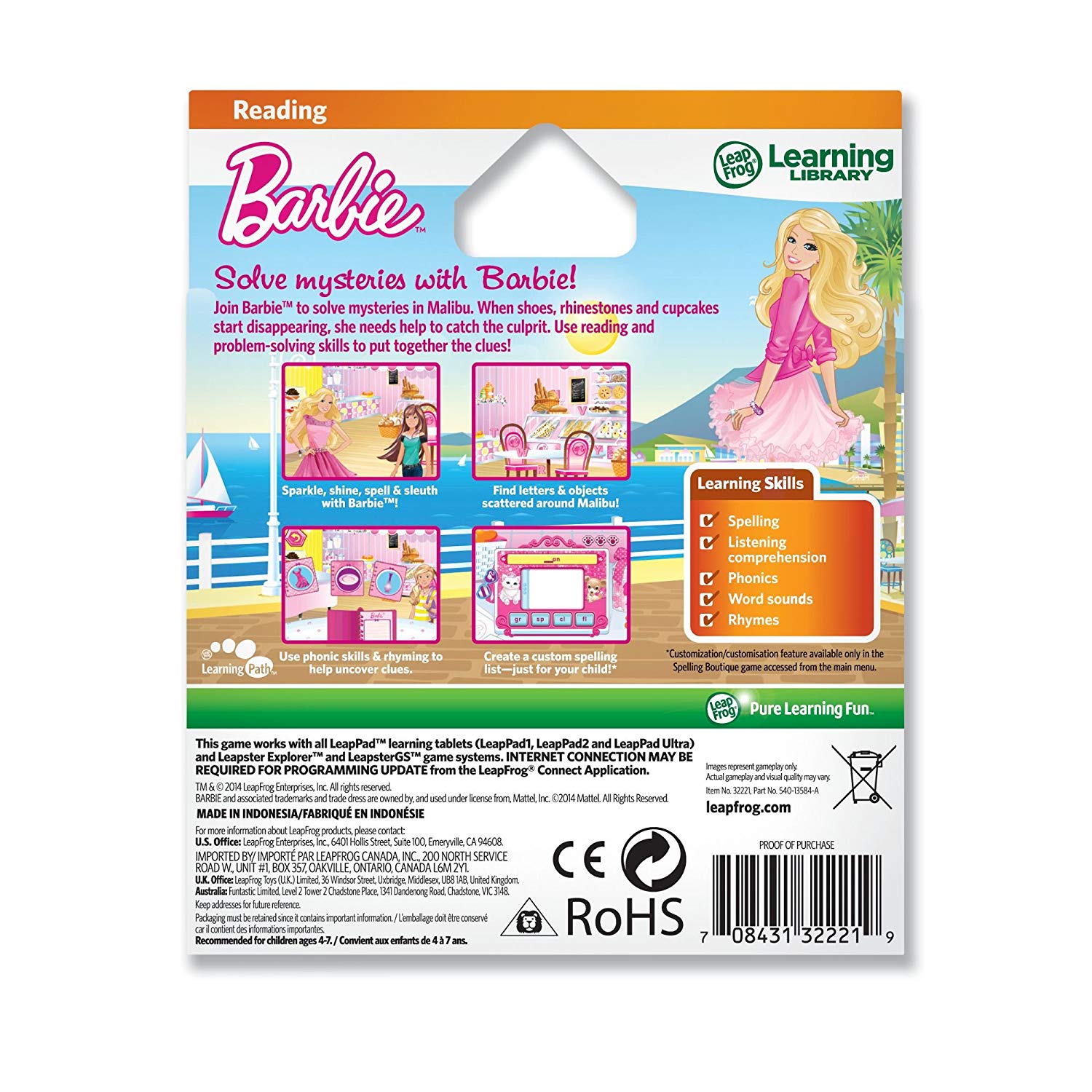 LeapFrog Barbie Learning Game – BigaMart