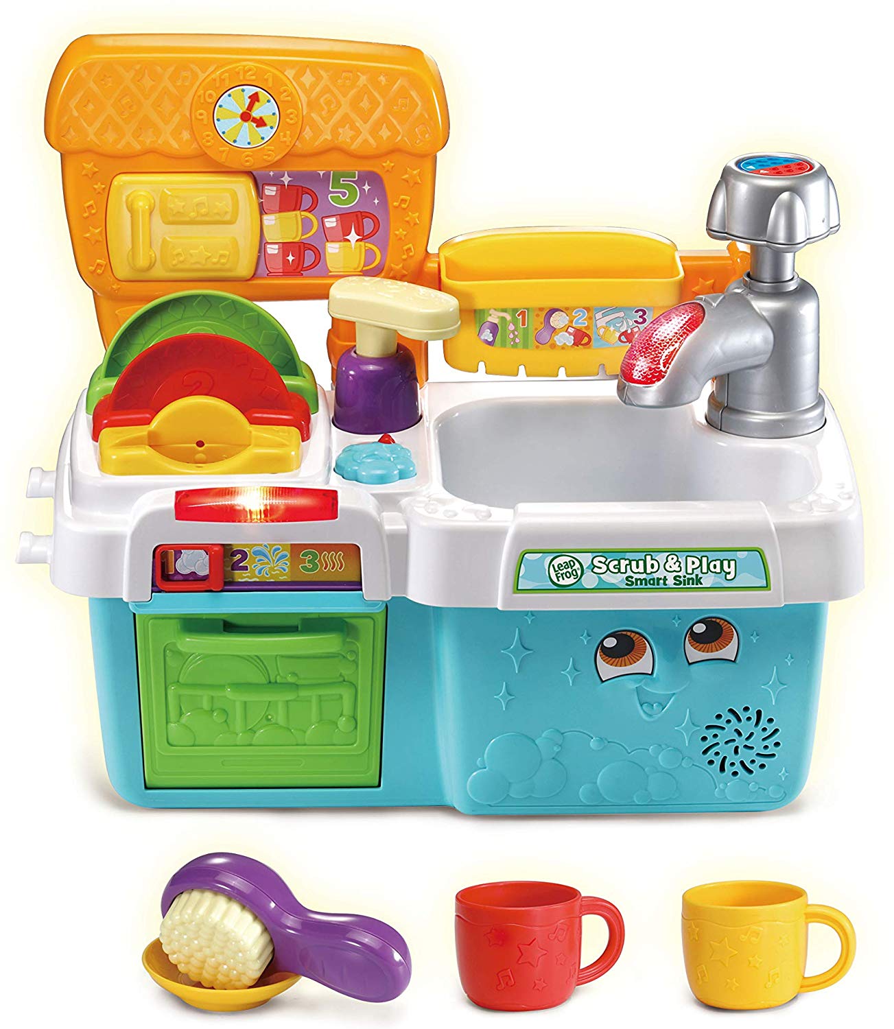 LeapFrog Scrub & Play Toy Sink Toy, Play Kitchen Accessories for ...
