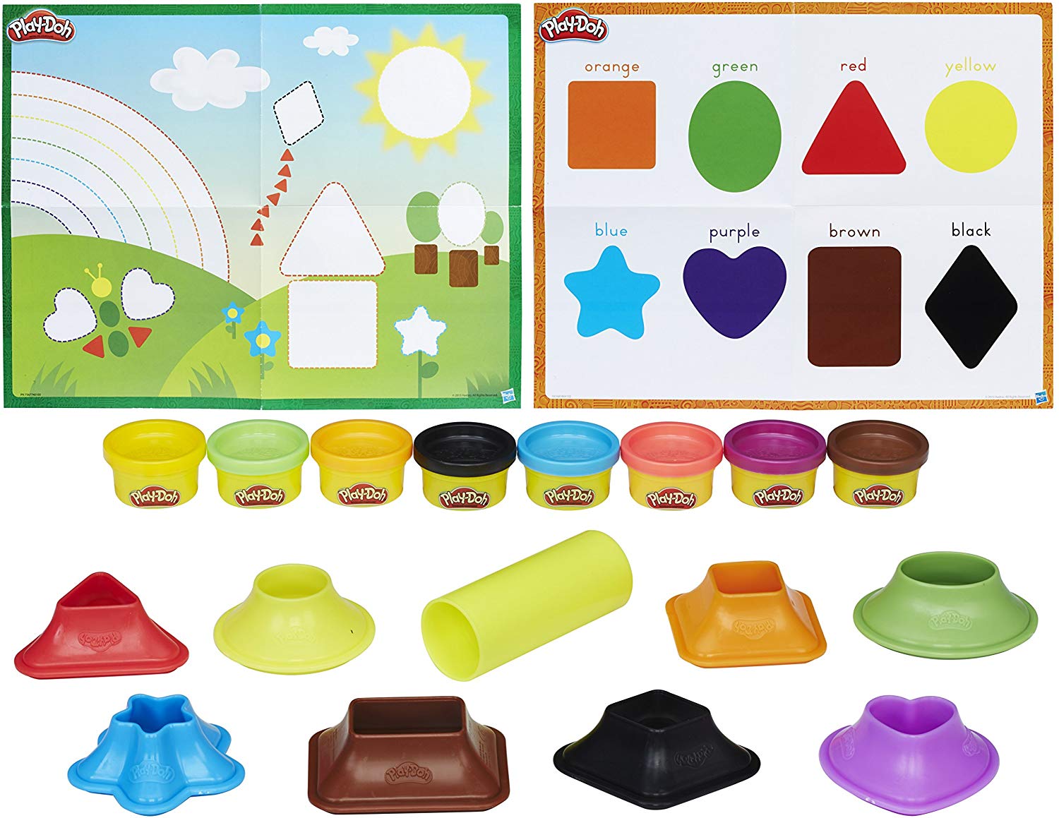 Play-Doh Shape and Learn Colours and Shapes – BigaMart
