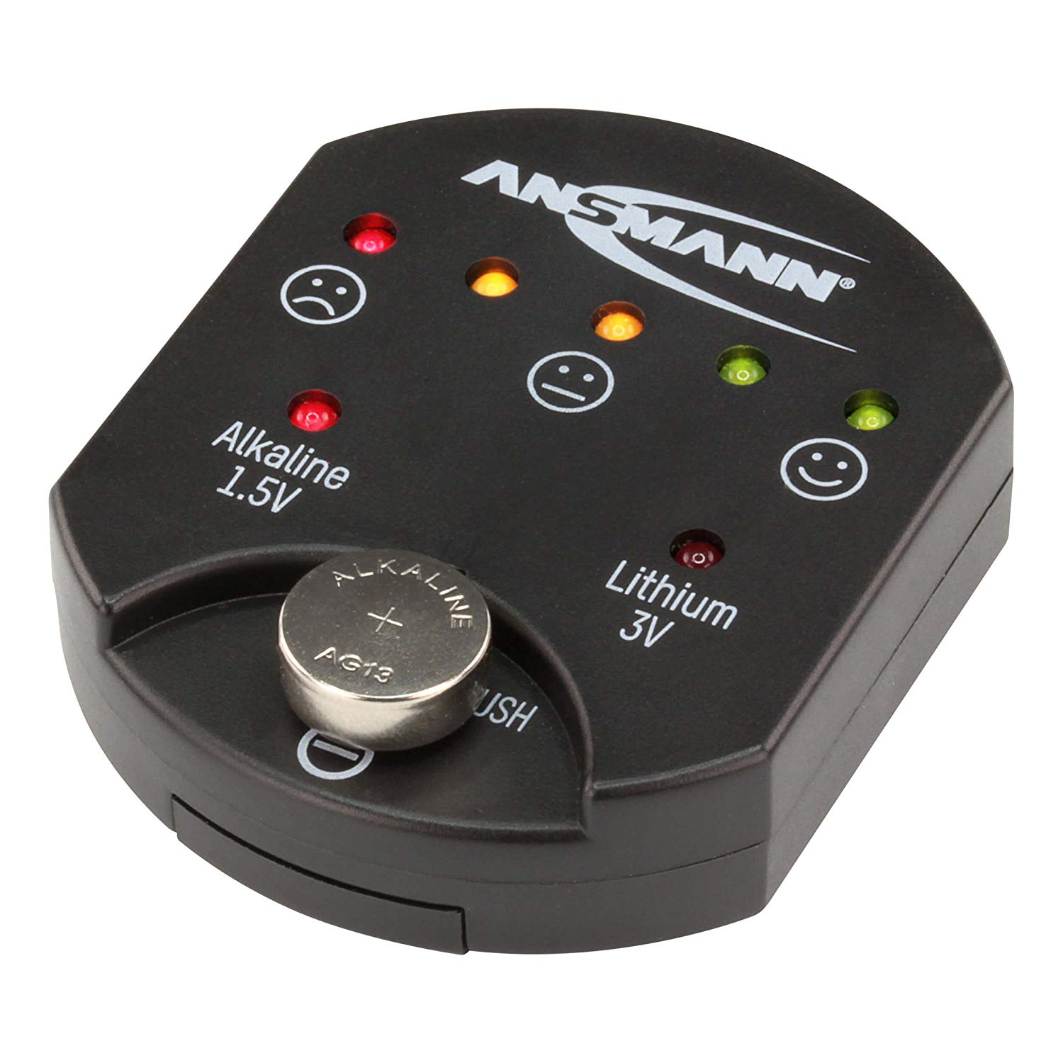 Ansmann 1900-0035 Button Cell Battery Tester with LED Display [Pack of ...