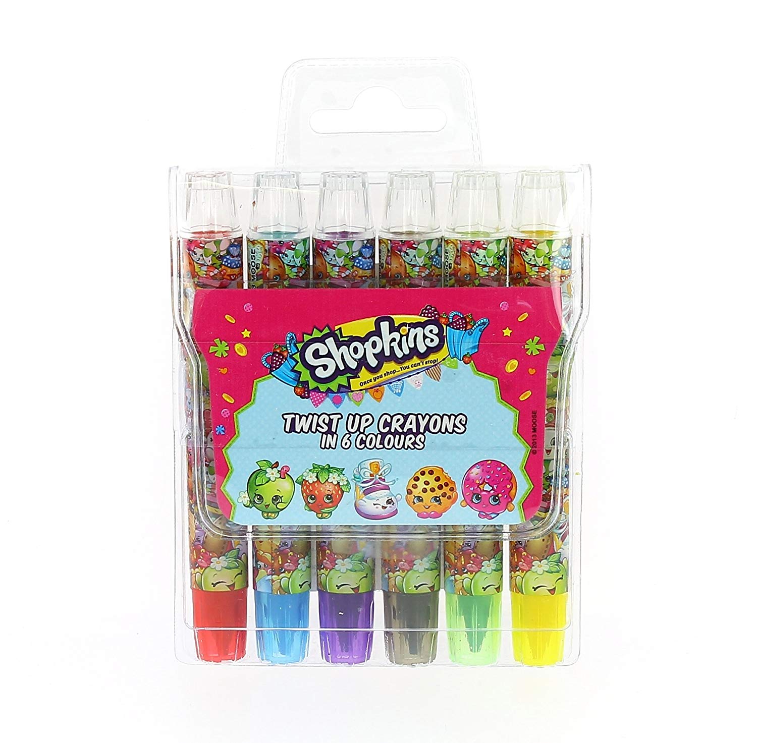 Shopkins Chunky Twist Up Crayons - BigaMart