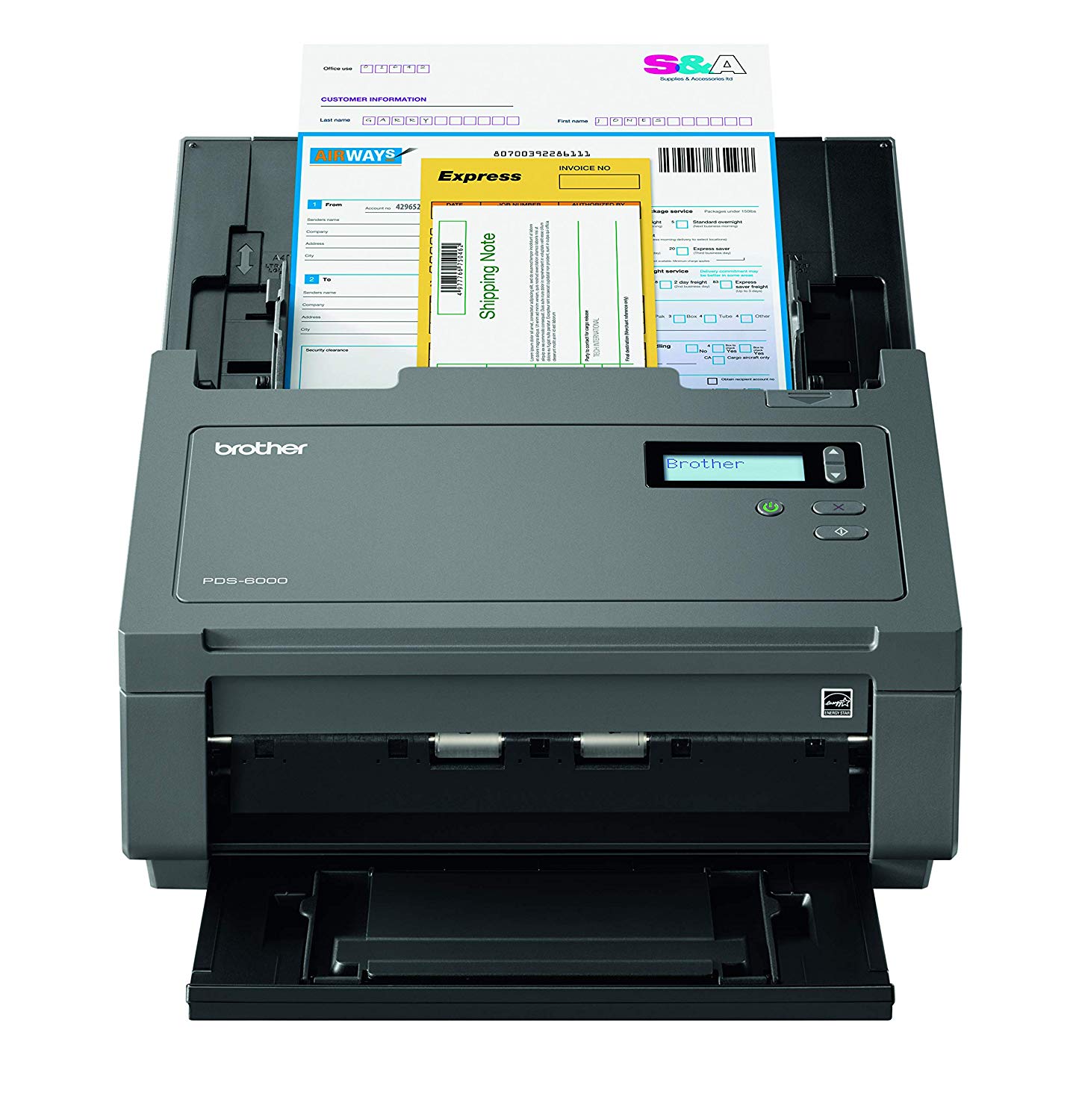 Brother PDS-6000 Document Scanner, Professional High Speed Scanner, PC ...