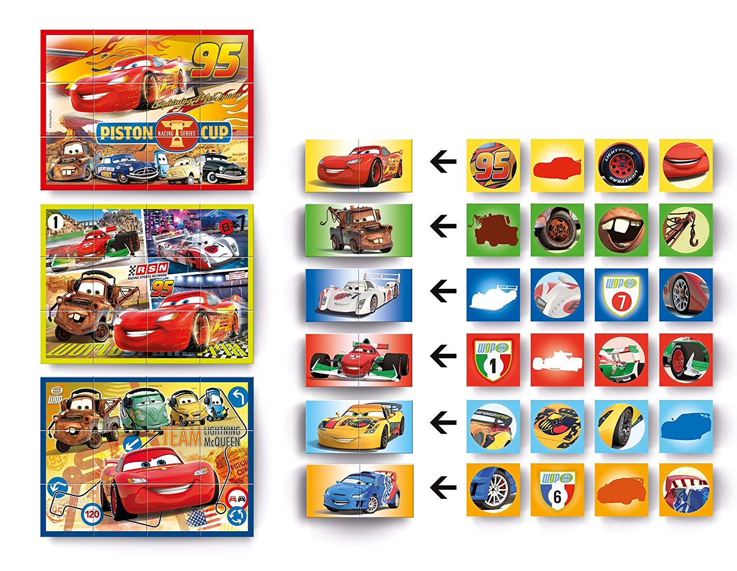 Clementoni 41505.2 Cars The Movie Clementoni-41505-Cube Puzzle-Cars-12 ...
