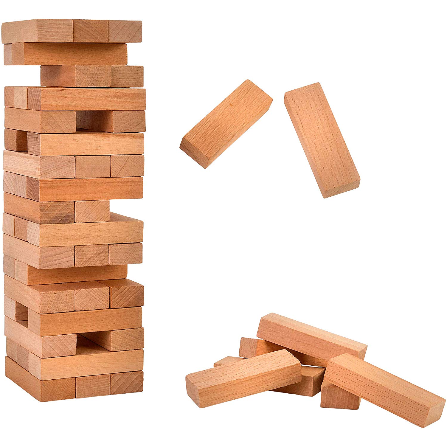 Legnoland 40312 Wooden Building Blocks Tower in a Tube, Multi-Color ...