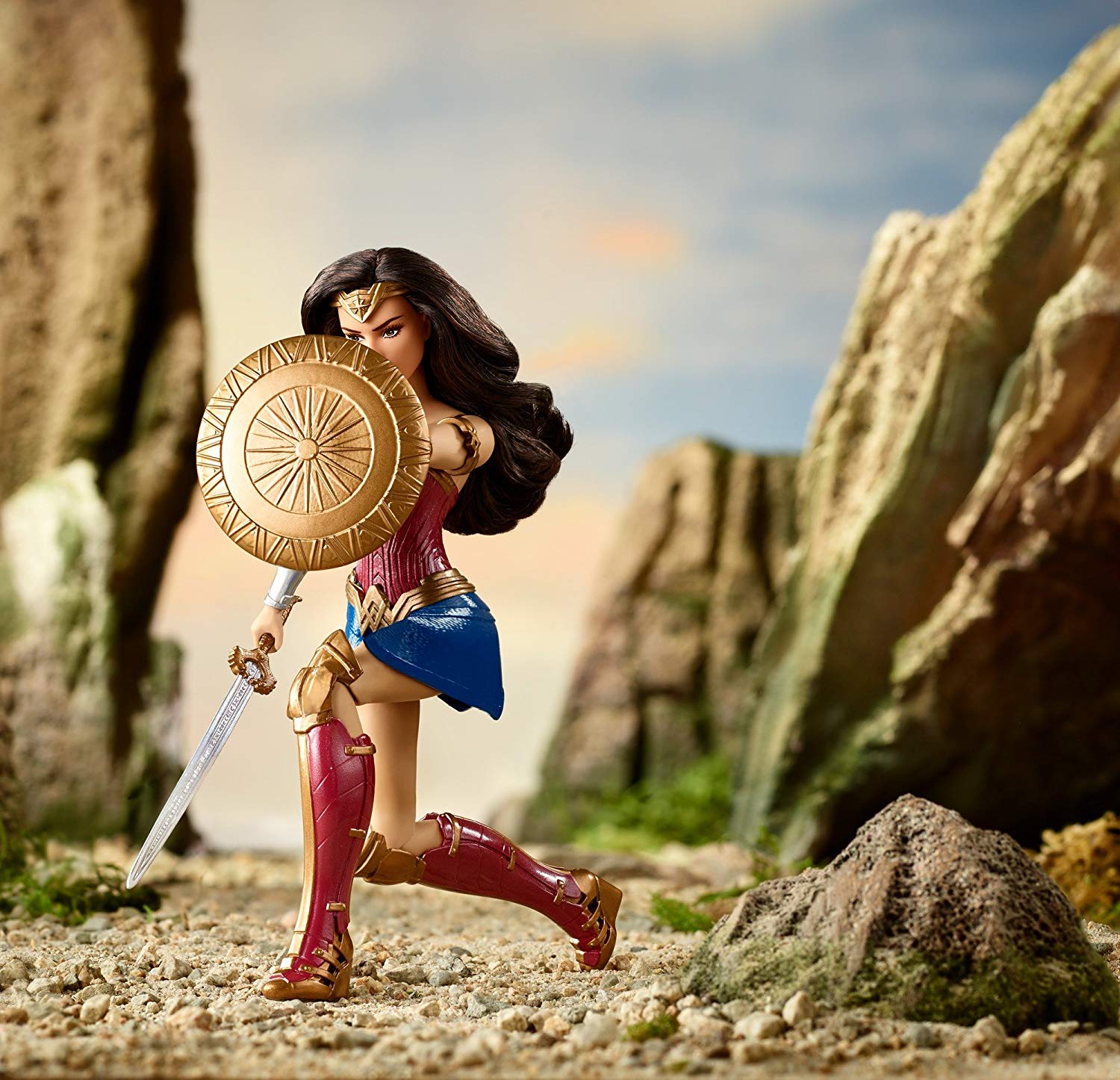 DC Comics FDF39 Wonder Woman Shield Deluxe Doll – BigaMart