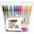 BIC Cristal Multicolour Ballpoint Pens With Wide Tip (1.6mm) Pens For Colourful Writing In ...