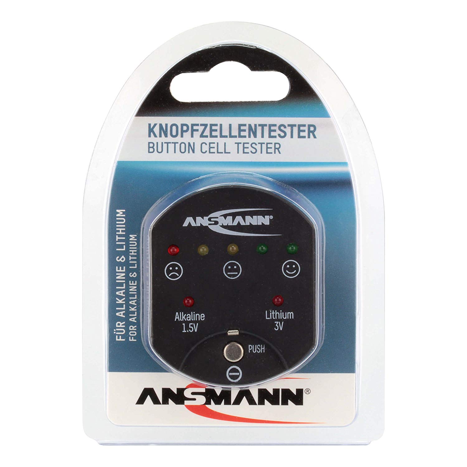 Ansmann 1900-0035 Button Cell Battery Tester with LED Display [Pack of ...