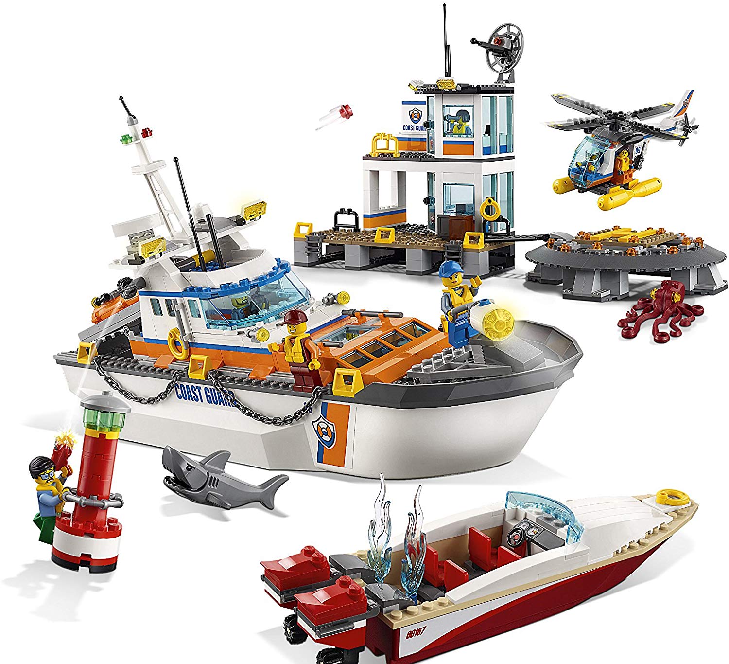 LEGO 60167 Coast Guard Head Quarters Construction Toy – BigaMart