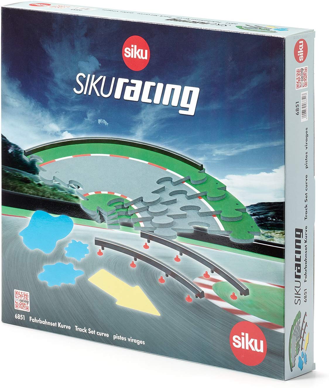 SIKU Racing Racetrack Set – Curves – BigaMart