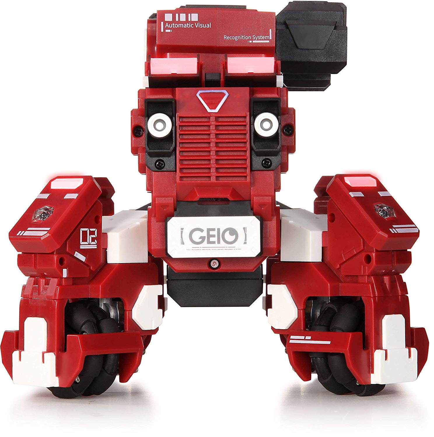 GJS GEIO FPS Fight Robot with Visual Recognition, Red – BigaMart